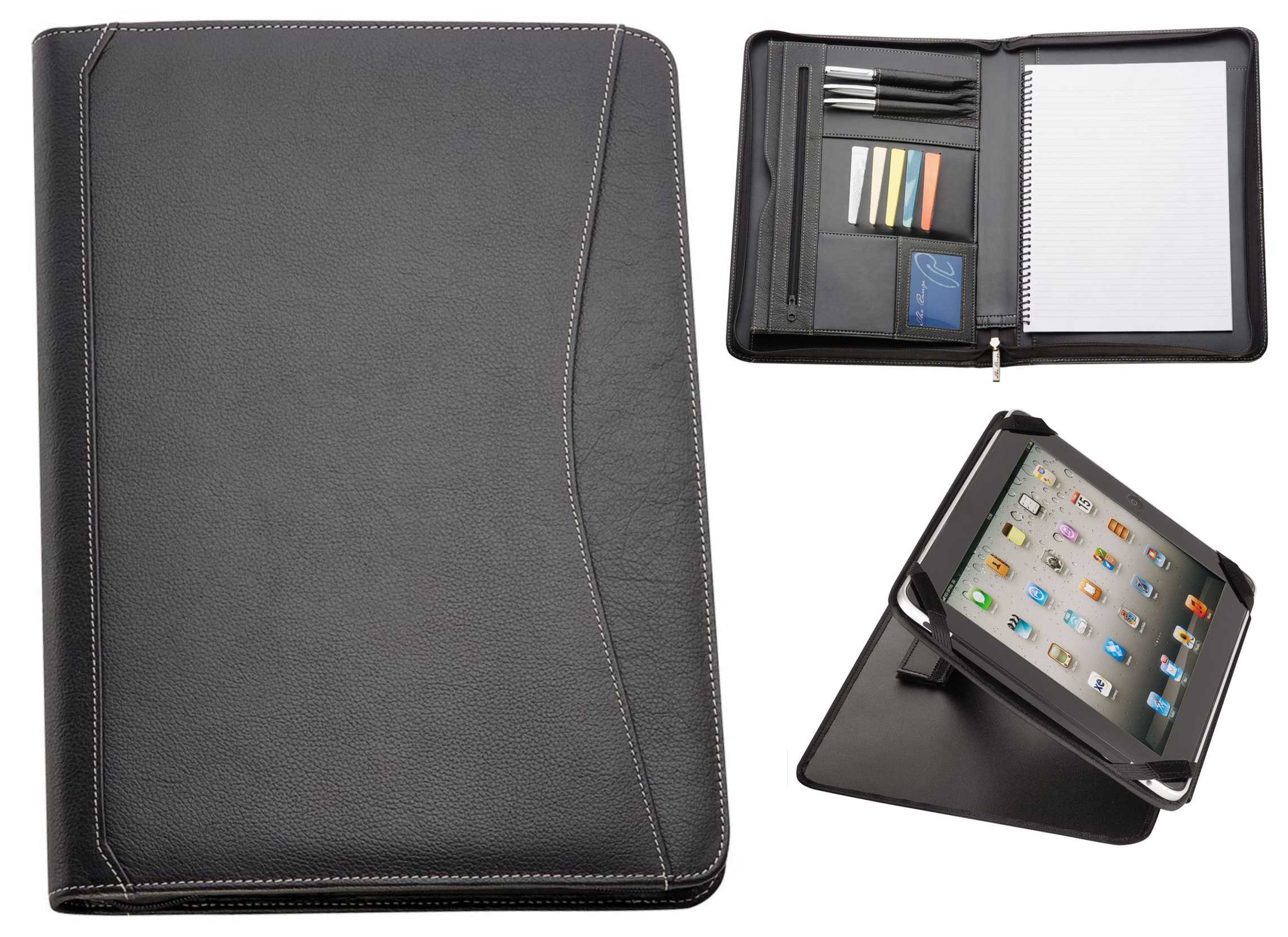 Personalised Ashford A4 Leather Compendiums | PromoPAL