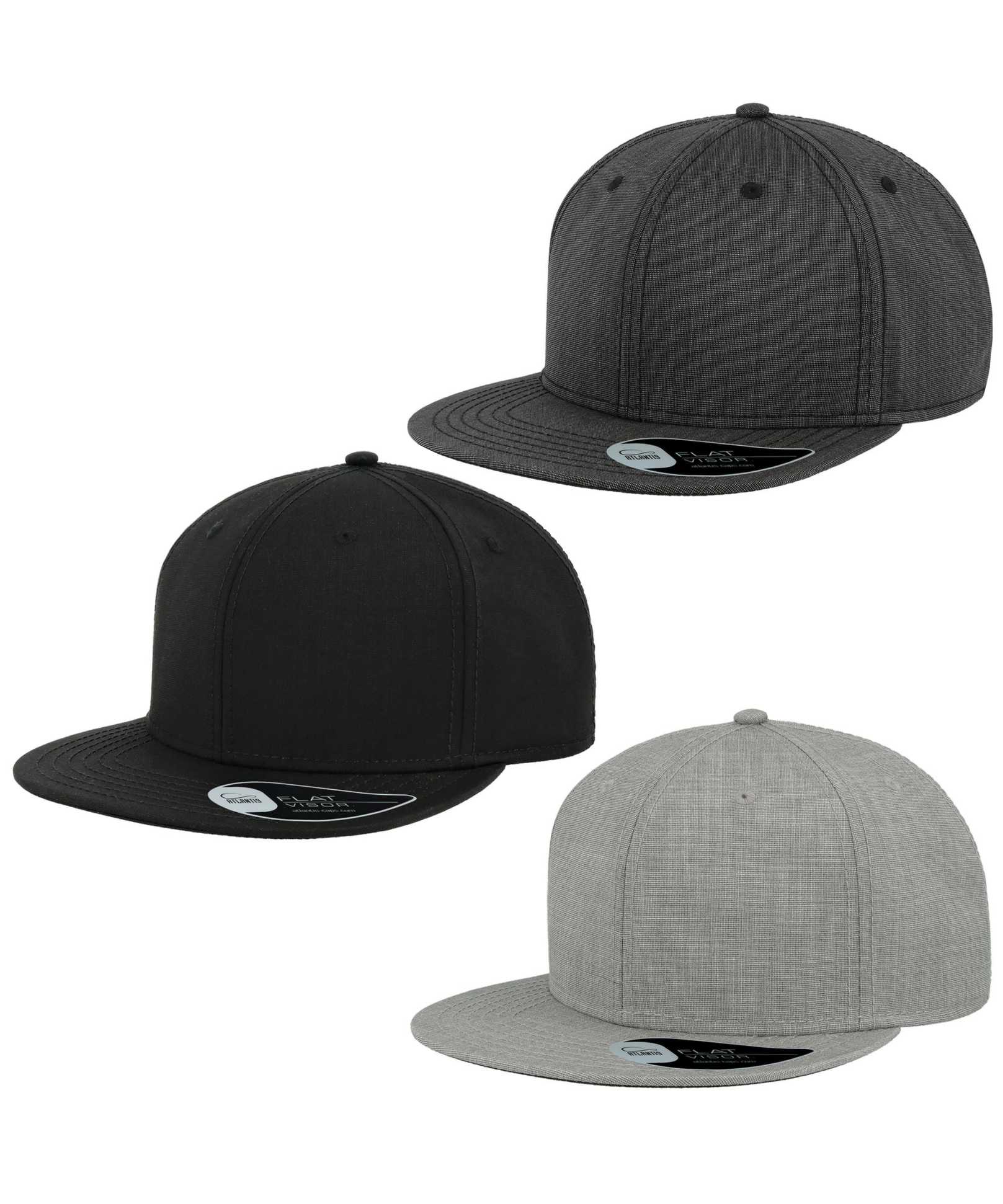 Personalised Backstage Flat Peak Caps - PromoPAL