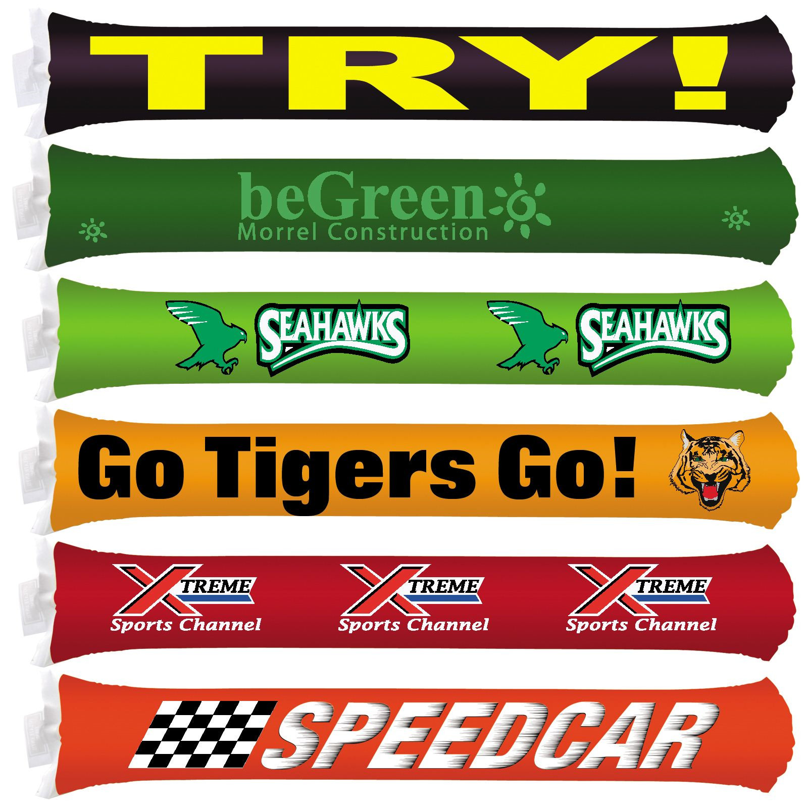 Personalised Inflatable Clappers - PromoPAL