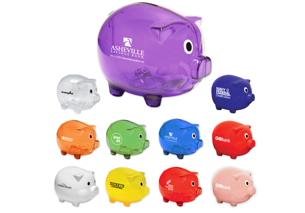 Personalised Classic Piggy Money Boxes | PromoPAL