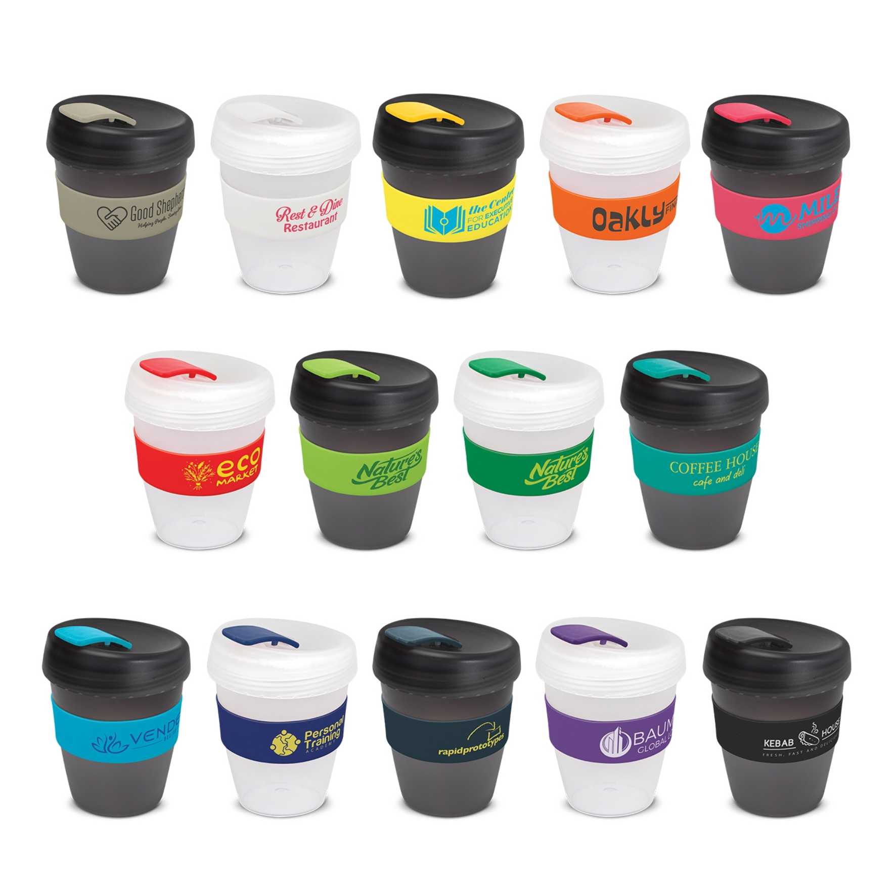 Personalised Express Frosted Deluxe Cups - 350ml | PromoPAL