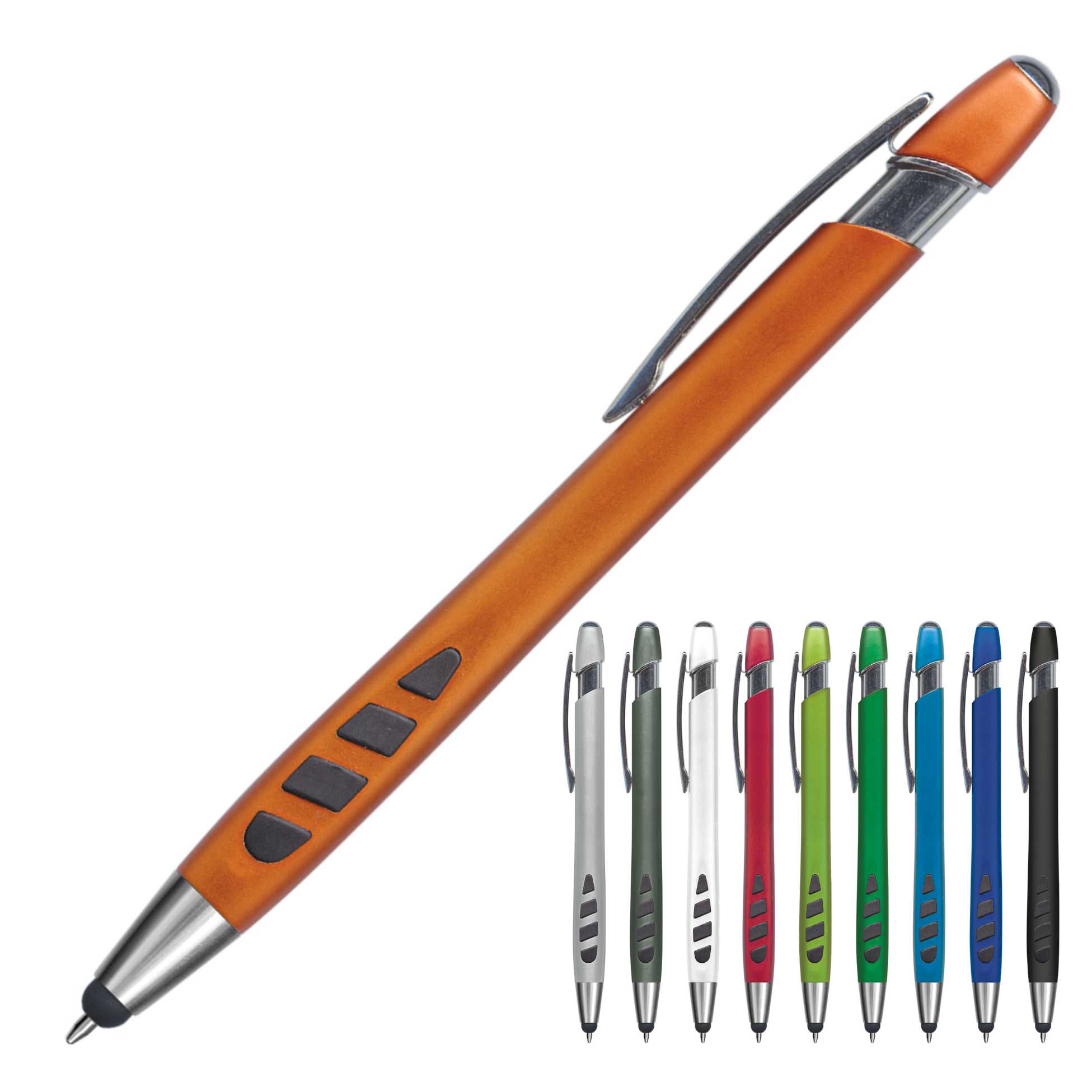 Personalised Ainsley Plastic Stylus Pen | PromoPAL