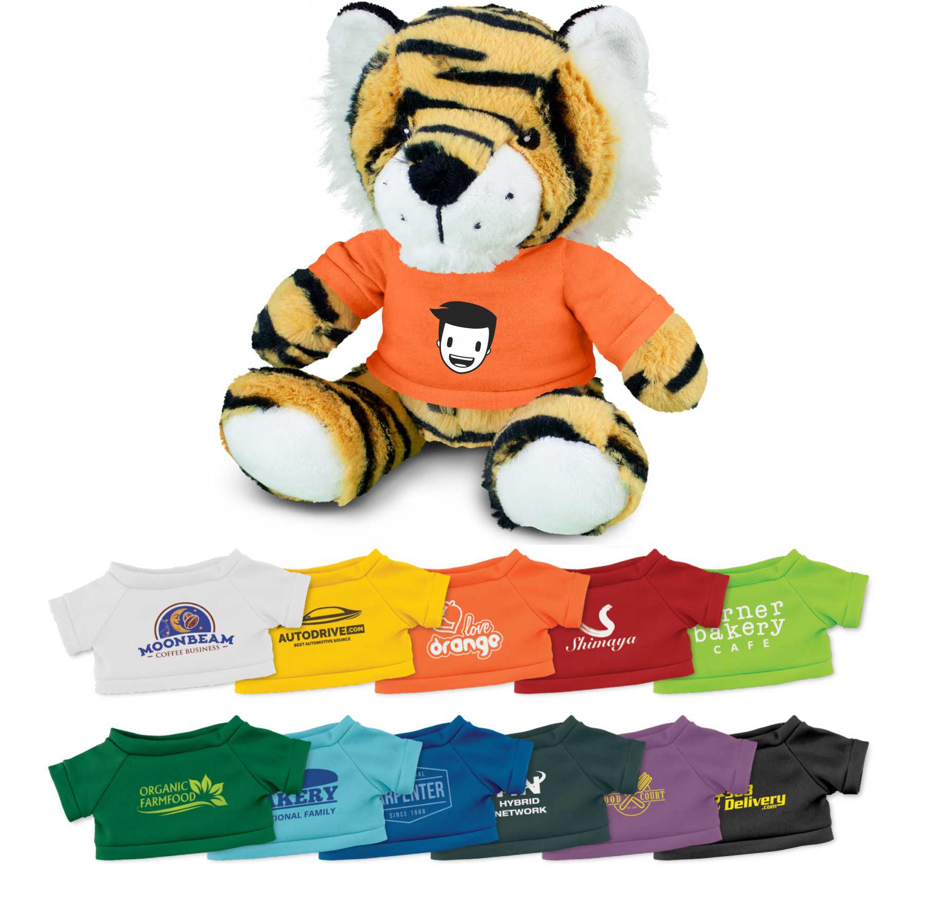 Personalised Theodore Plush Tigers - PromoPAL