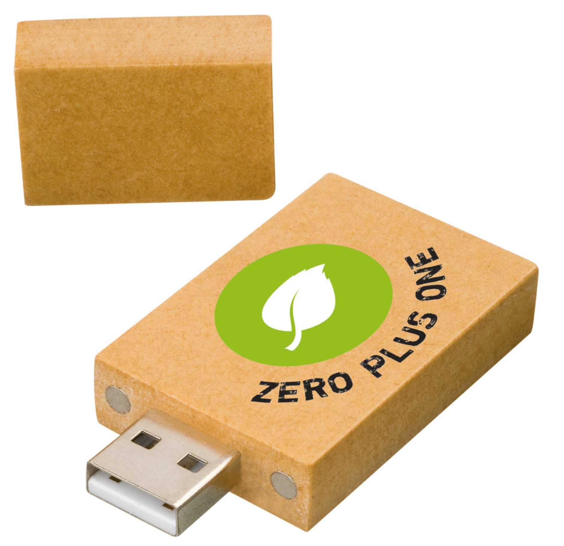 Personalised Natura Recycled Paper Flash Drives - 4Gb | PromoPAL